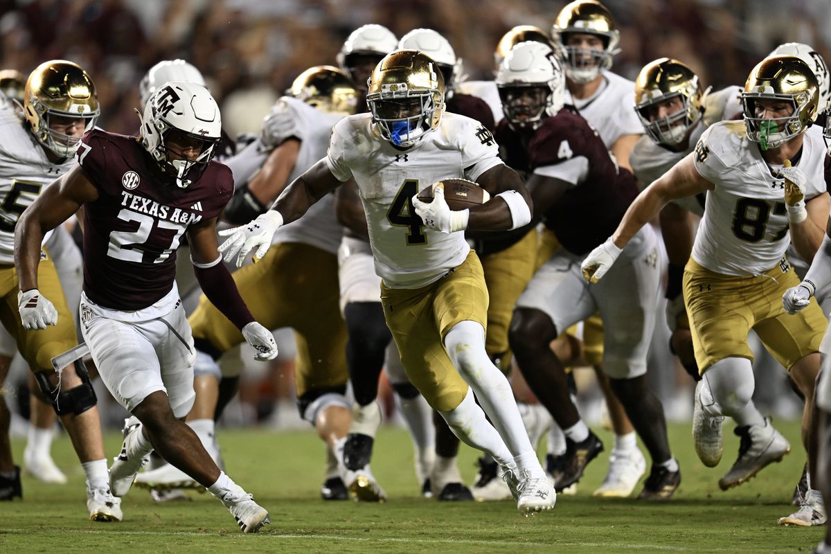 CFB: Notre Dame Fighting Irish Week 2 Preview - The Touchdown